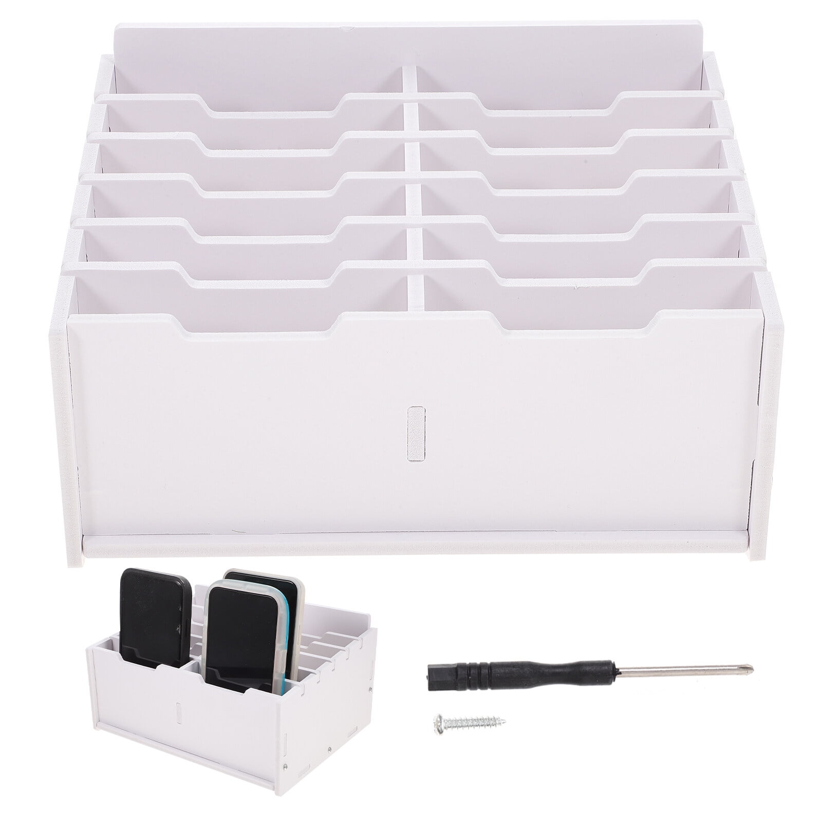 Mobile Phone Storage Box Repair Shop Organizer Case Office - Walmart.com