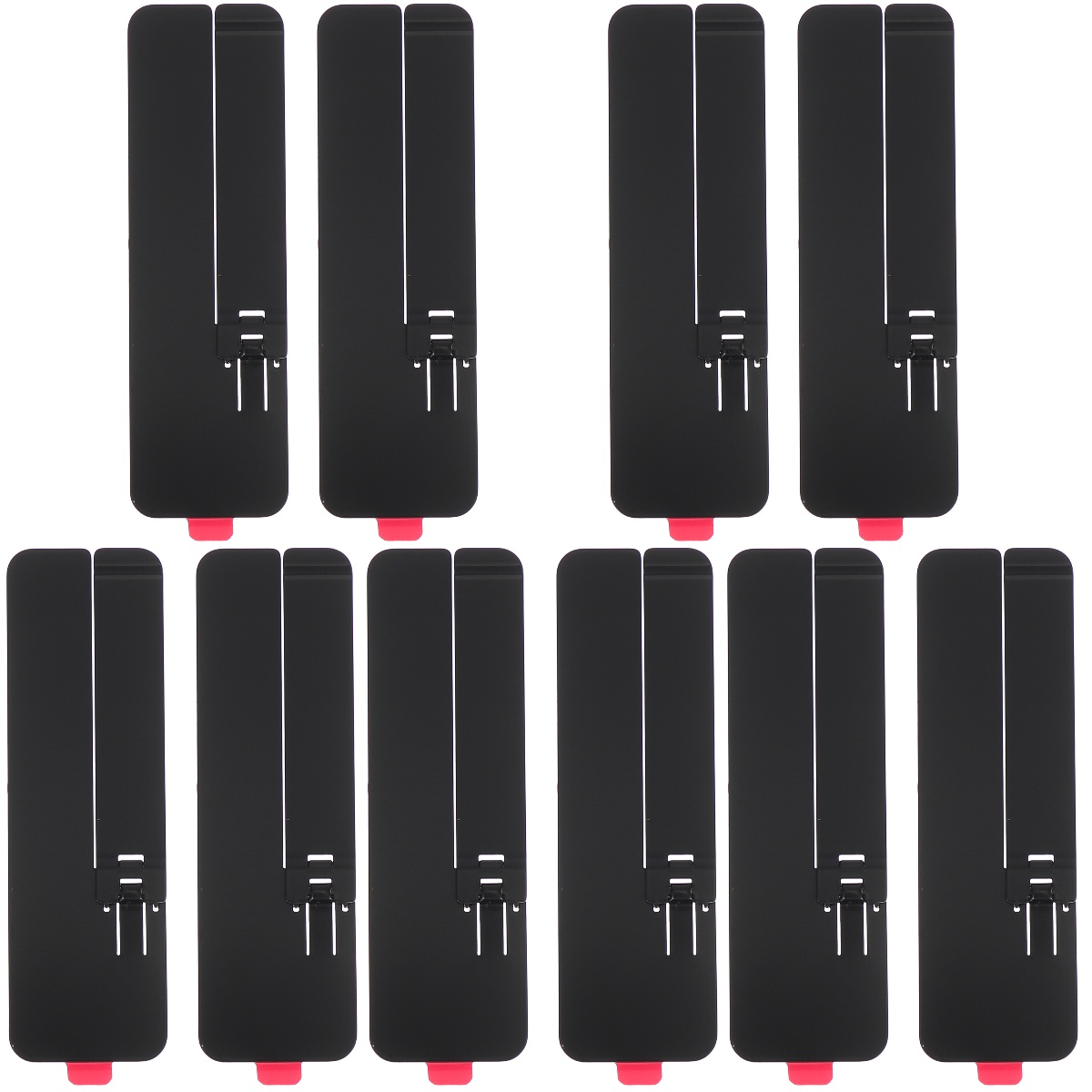 Stand 10 Pcs Brackets Back Sticker Invisible Stainless Steel - Walmart.com