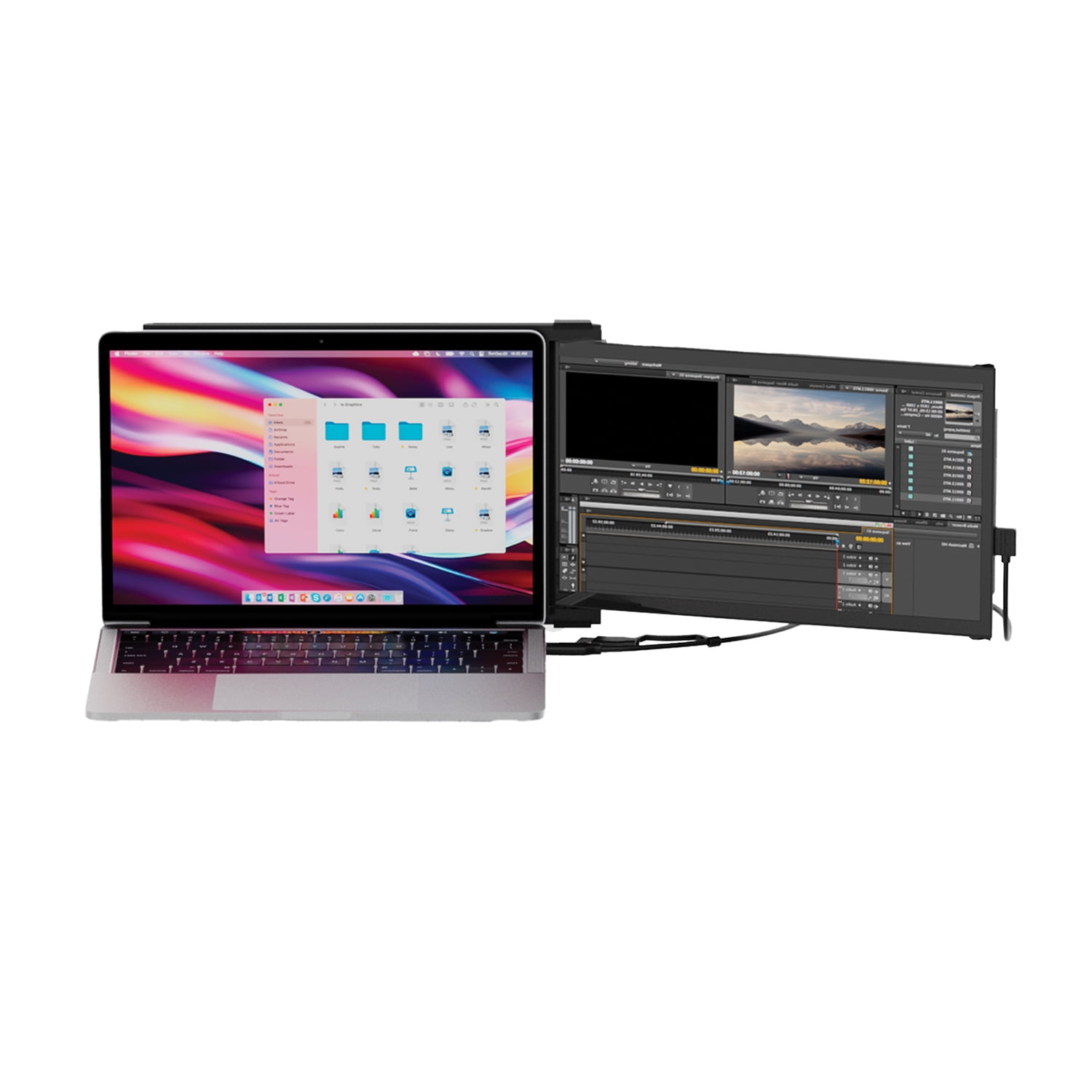 Mobile Pixels DUEX Plus DS 13.3-In. 1080p Portable Laptop Monitor, 101 ...