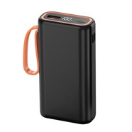 Baseus 20000mAh Power Bank with Built-in Cables, Fast Charging Portable ...