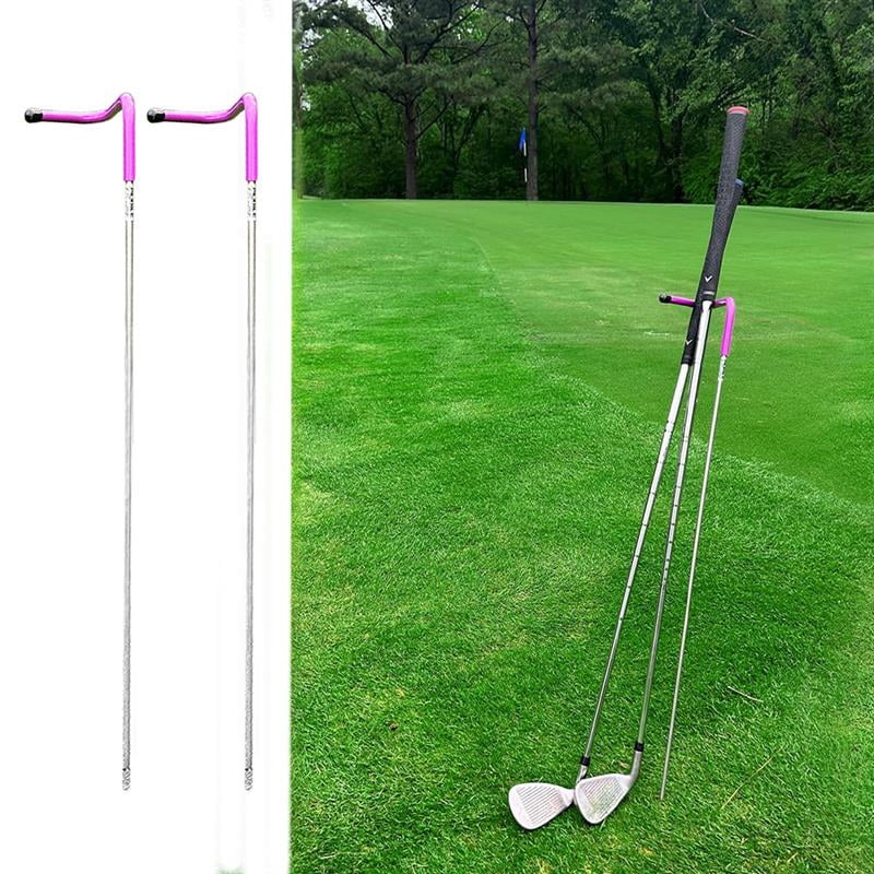 Mobile Pro Shop 2-Pack V-Shaped Golf Club Stand – Durable Stainless ...