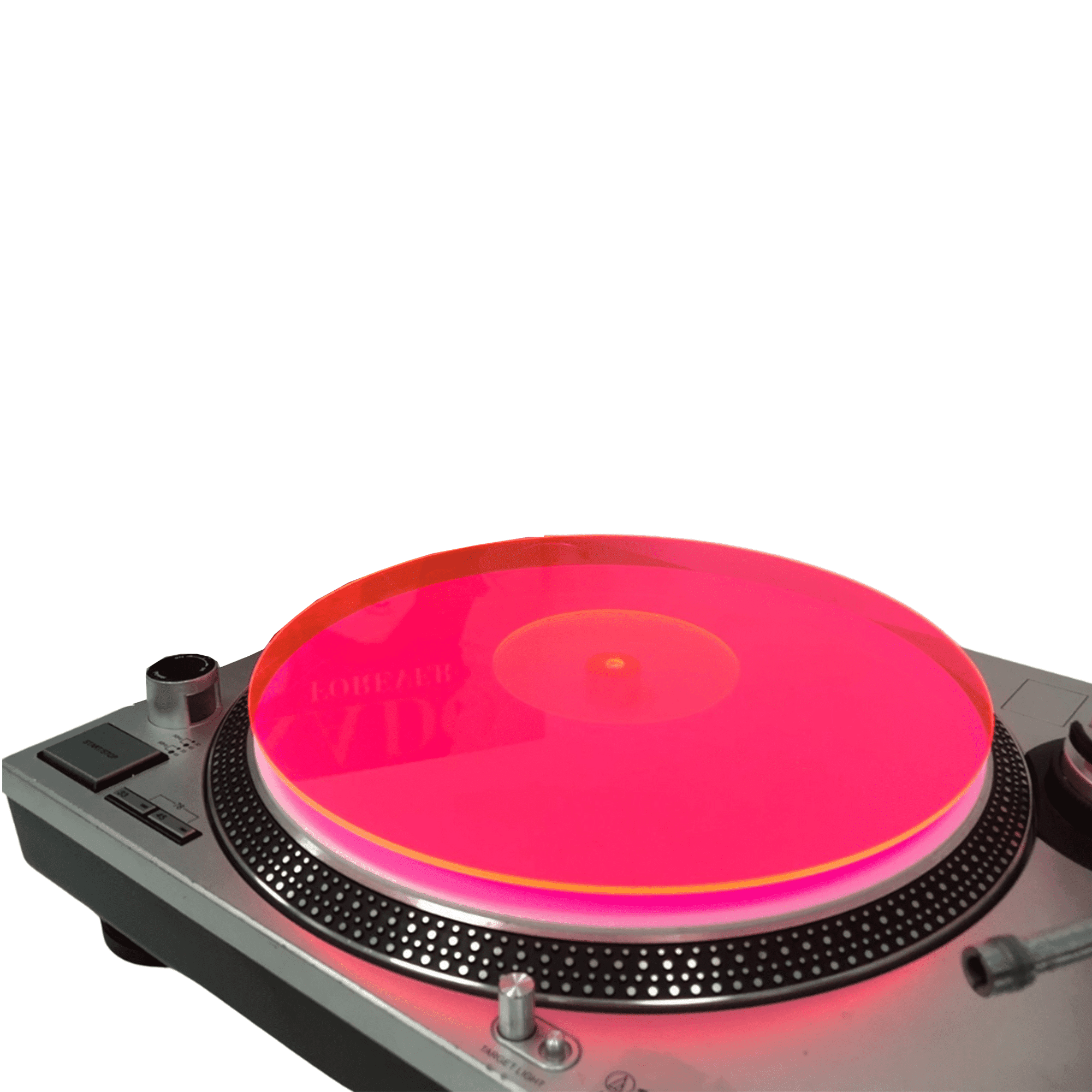 Mobile Pro ShopWhite Pink Acrylic Turntable Mat - Static & Vibration ...