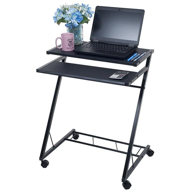 Mobile Rolling Cart Compact Computer Desk - Walmart.com