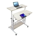 Mobile Sit-Stand Desks, Contemporary Rolling Height Adjustable Stand Up ...