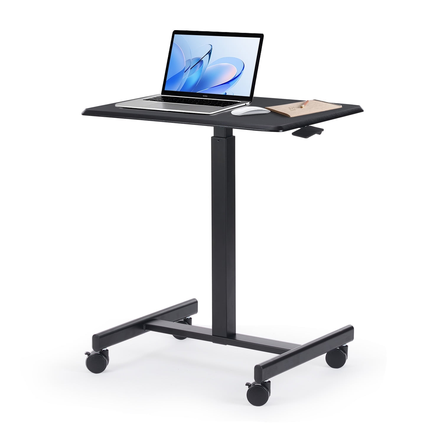 Mobile Small Standing Desk, Sit-Stand Portable Laptop Table with ...