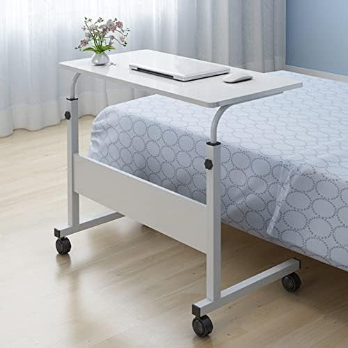 Mobile Sofa Side Table Rolling Bed Table Snack Table, Height Adjustable ...