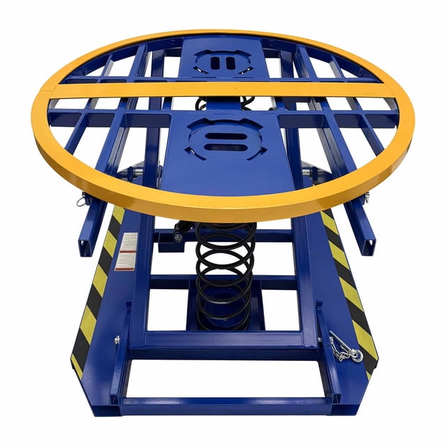 Mobile Spring-Actuated Lifting Pallet Carousel Skid Positioner 360 ...