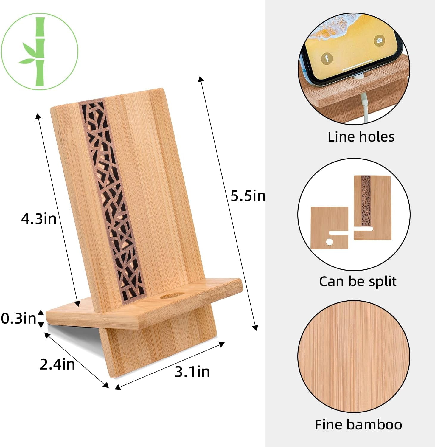 Mobile Stand Japanese Style Cellphone Holder Desktop Organizer Charging ...