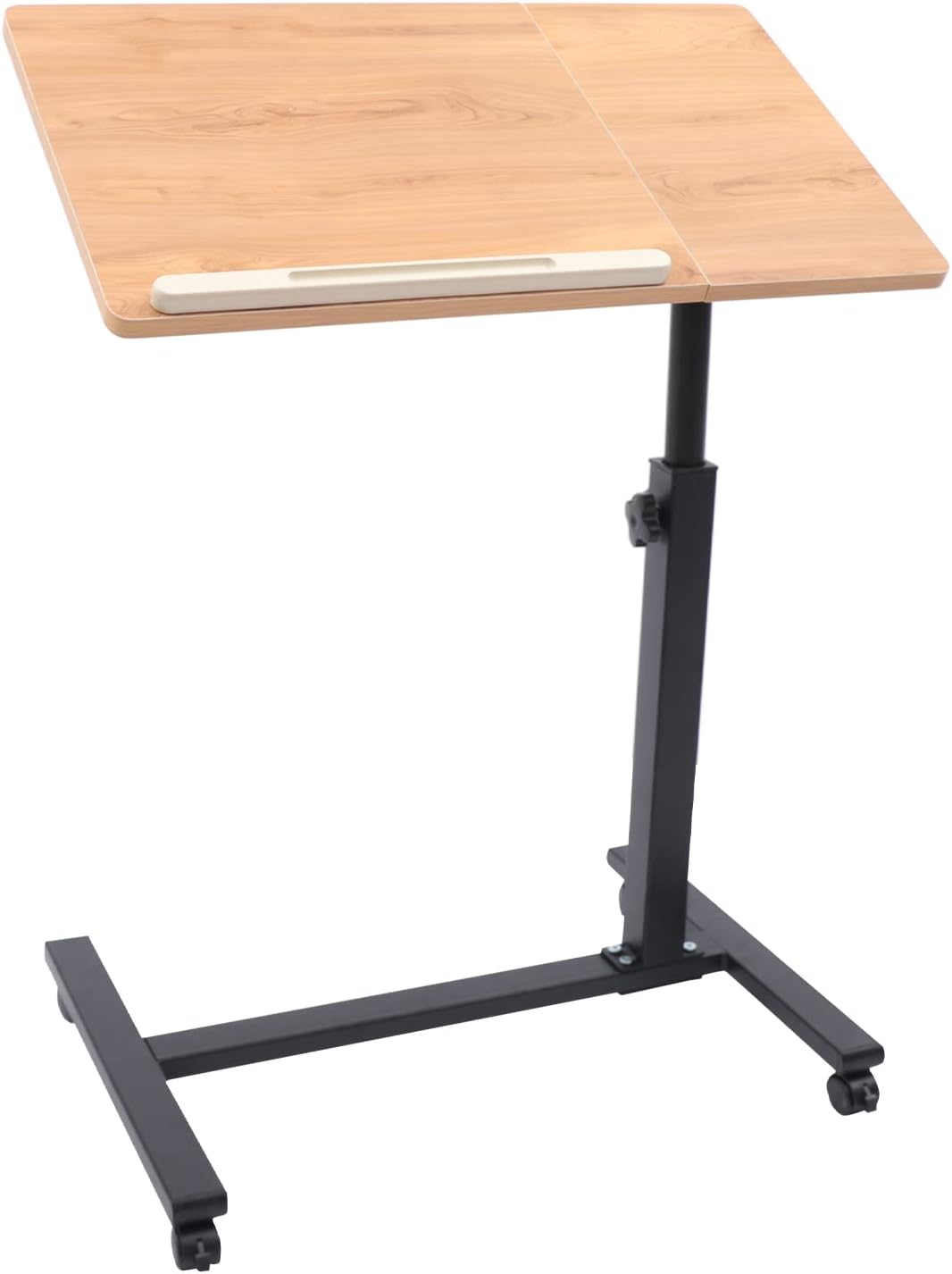 Mobile Stand Office Laptop Desk Rolling Adjustable Portable Table ...