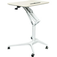 VIVO Black Electric Height Adjustable Corner Desk Riser with Dual ...