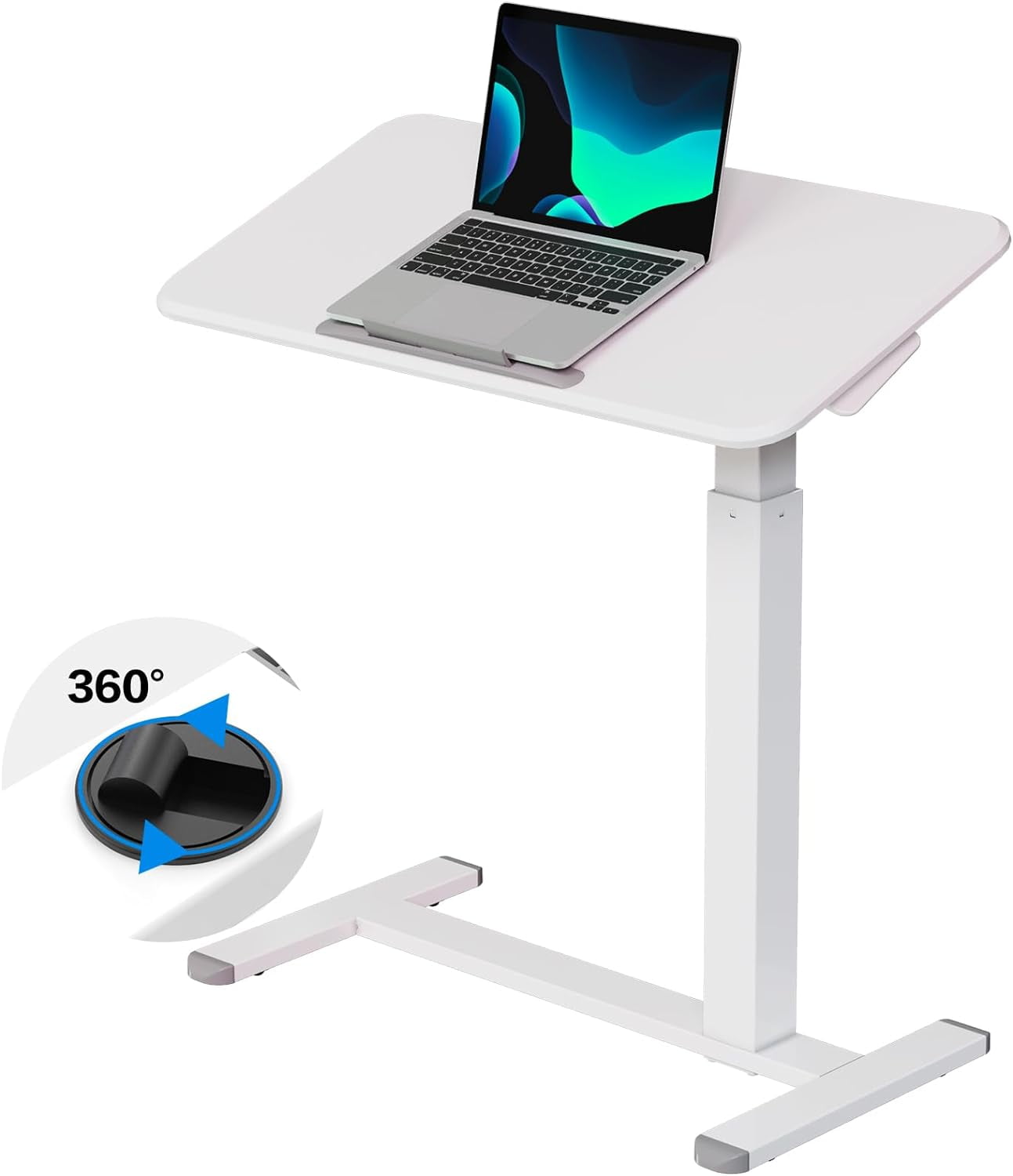 Free Shipping! Mobile Standing Desk, Height Adjustable Rolling Laptop ...