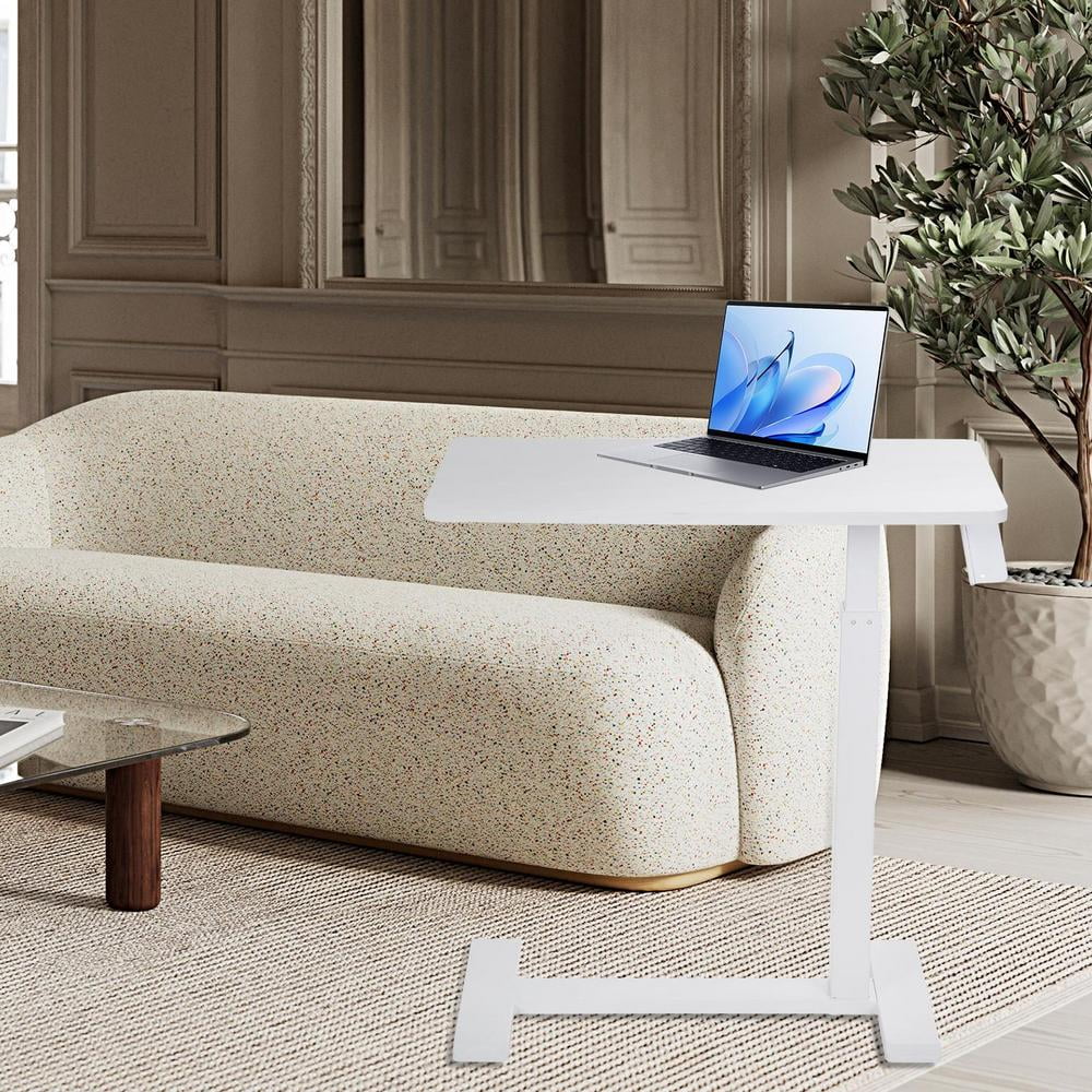 Mobile Standing Desk, Pneumatic Adjustable Rolling Desk(25.6 Inches ...