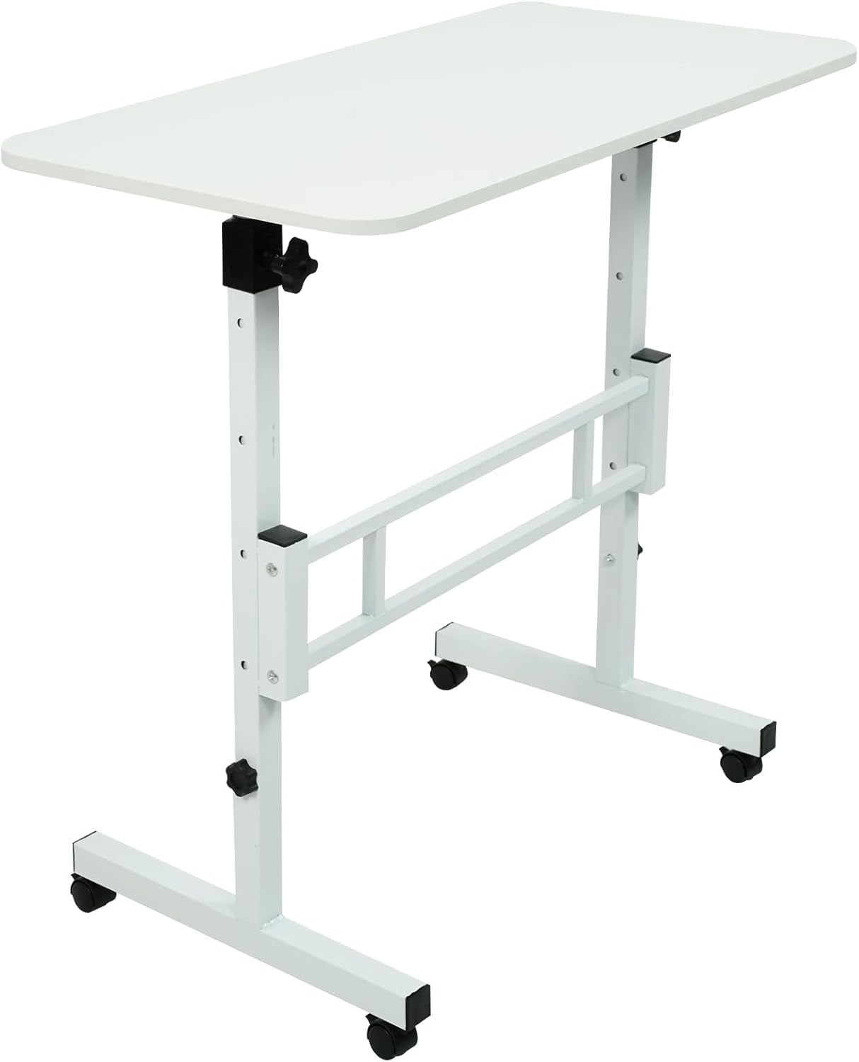 Mobile Standing Desk, Small Height Adjable Computer Workstation with ...