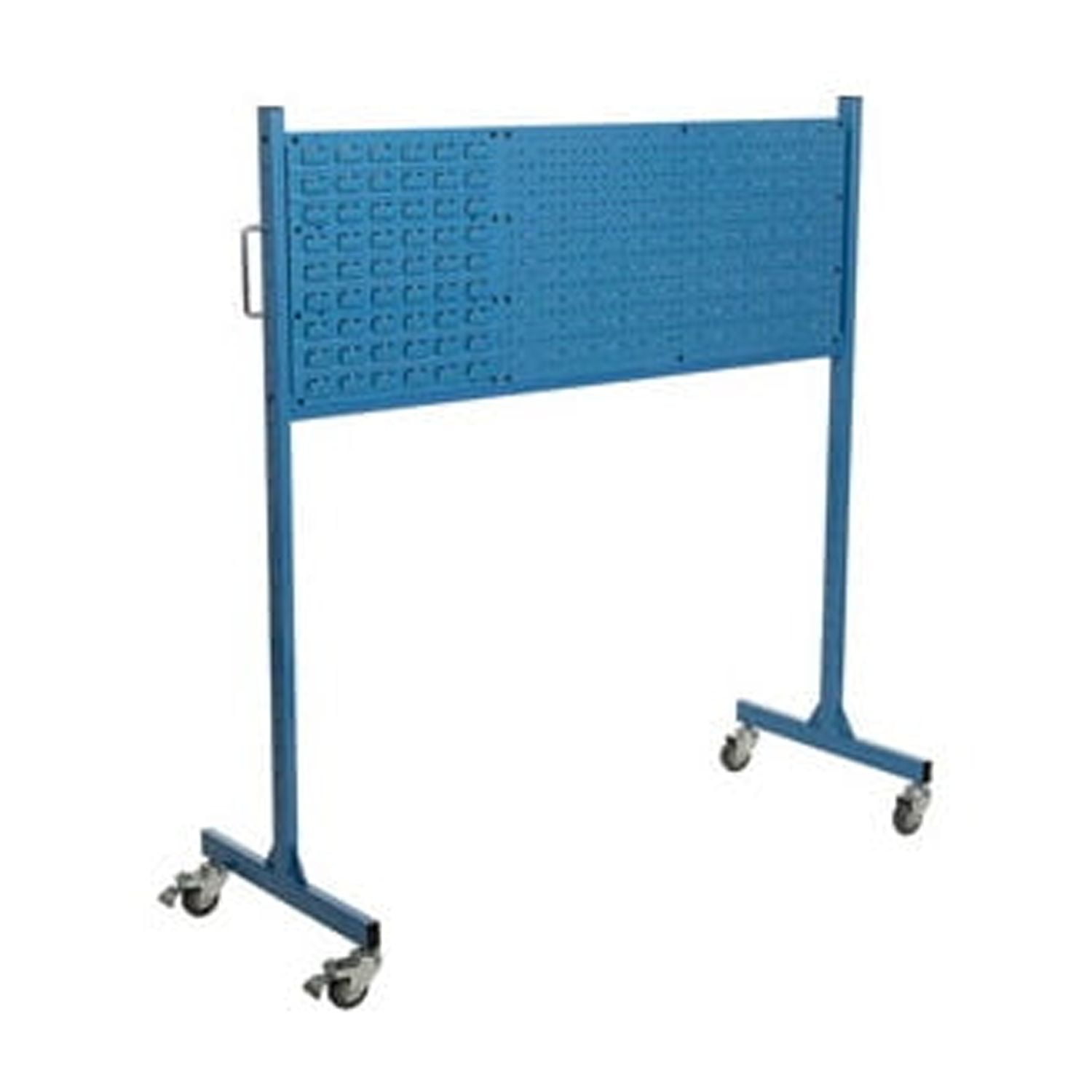 Mobile Steel Louver/ Pegboard Panel Rack, Blue, 60"W - Walmart.com