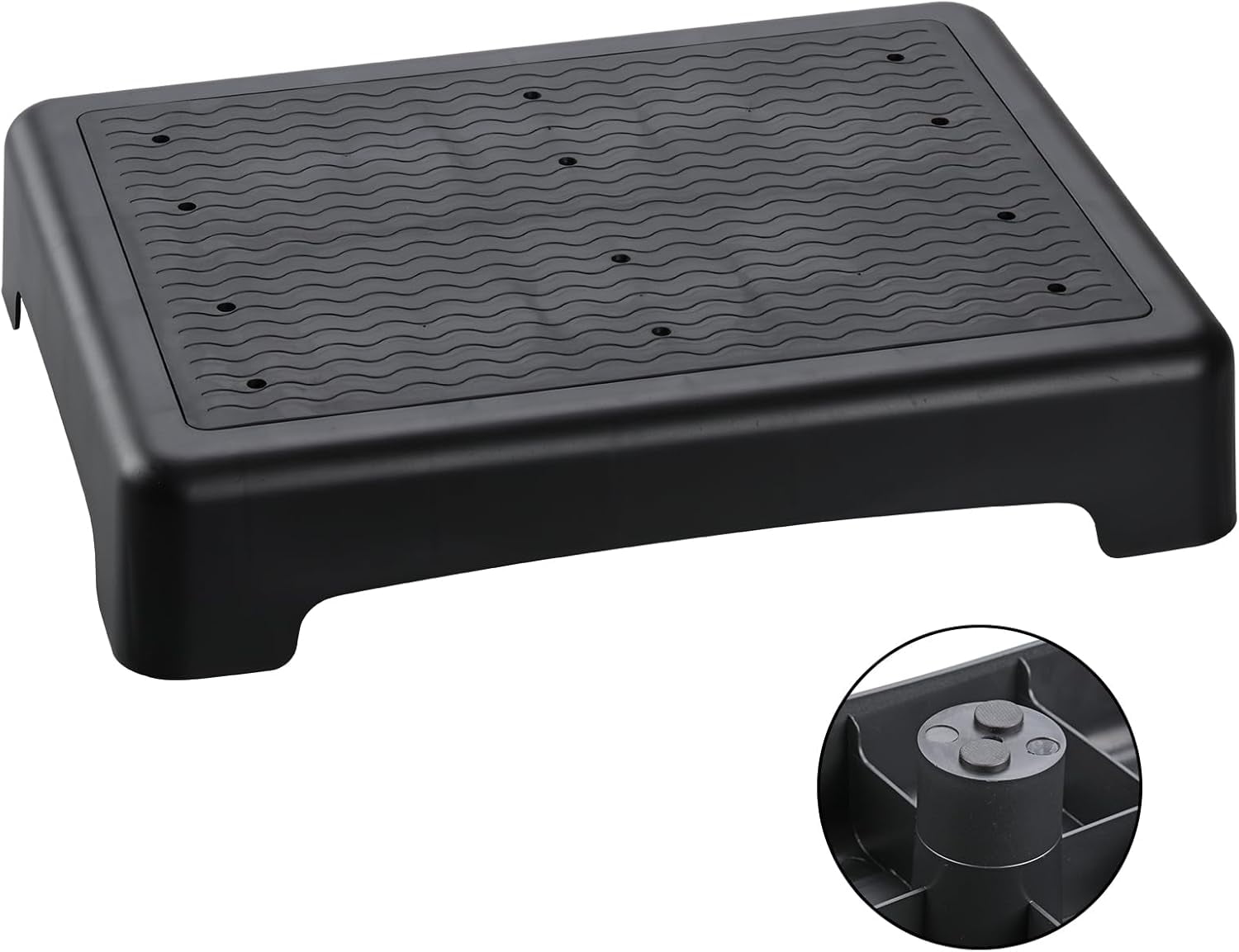 Mobile Step Stool,Indoor/Outdoor Non-Slip Step Platform,Portable Stair ...
