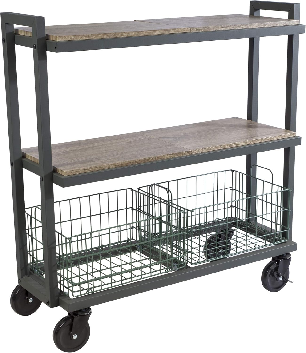Mobile Storage Cart System, with Interchangeable Shelves & Baskets ...