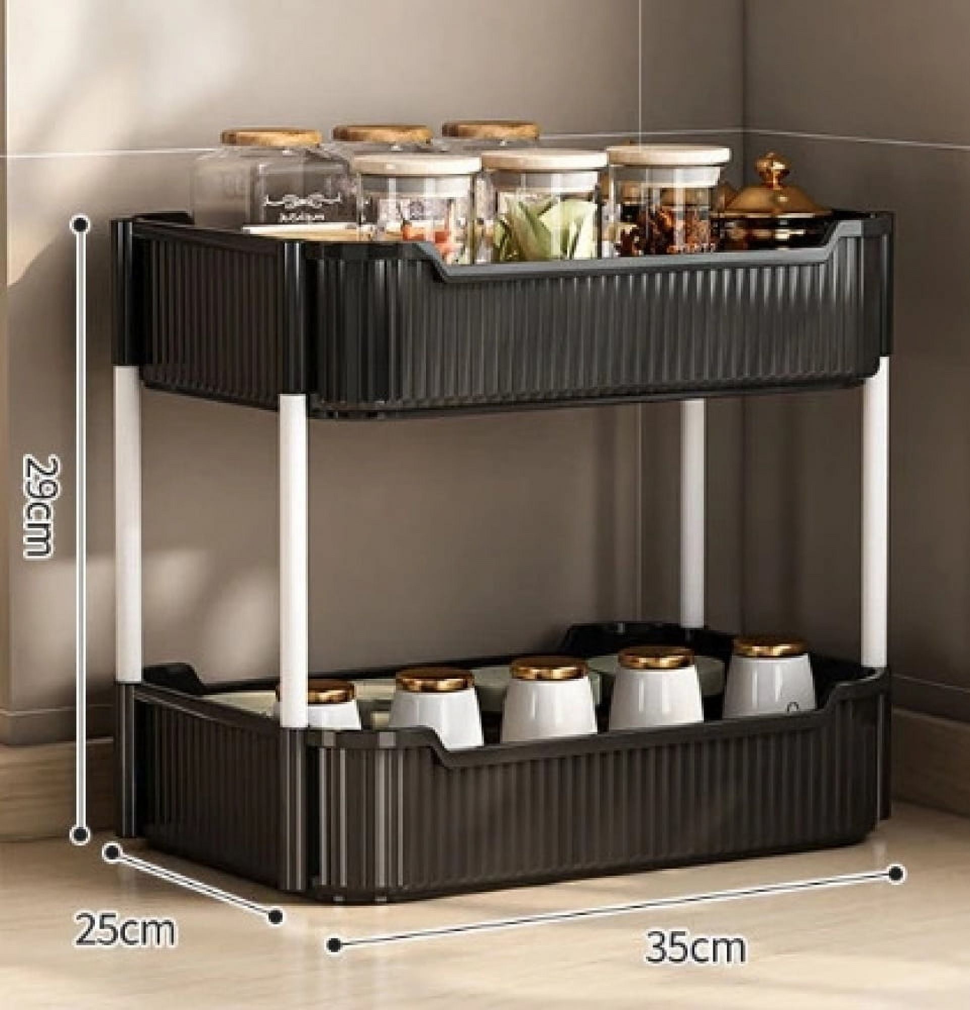 Mobile Storage Rack Trolley Kitchen Bathroom Bedroom Multi Storey ...