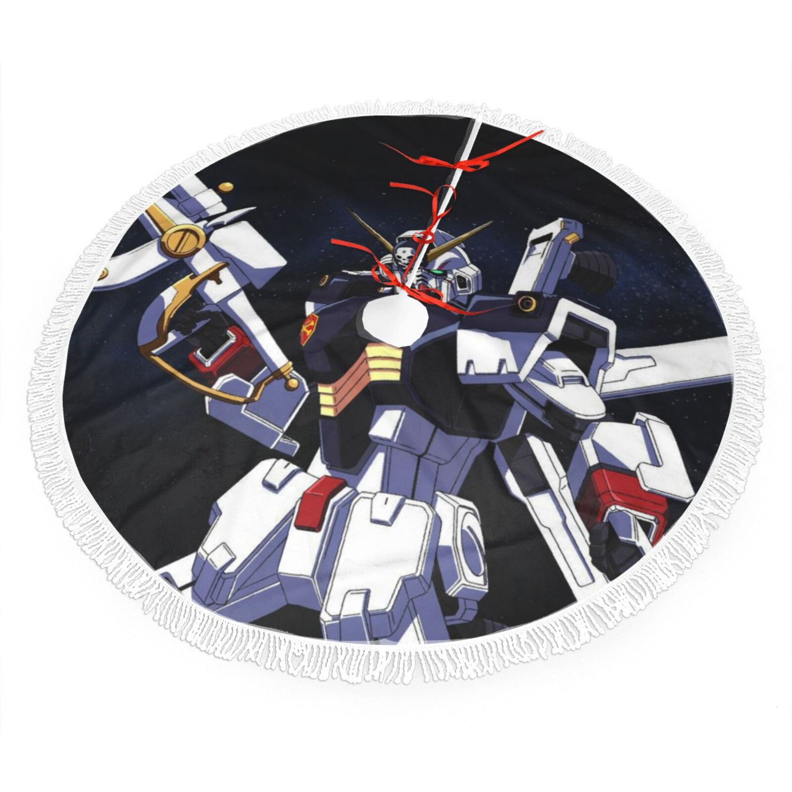 Mobile Suit Gundam Christmas Tree Skirt, Xmas Tree Skirts Mat 30" for ...