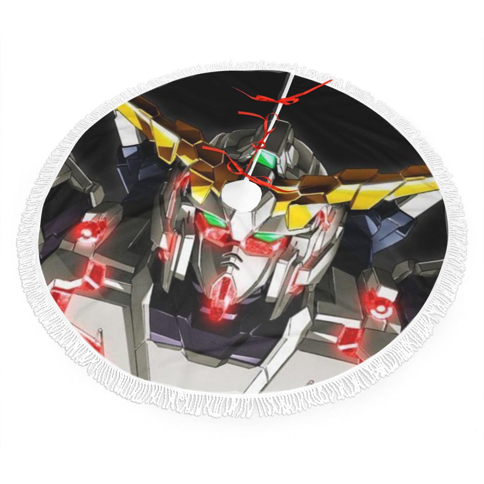 Mobile Suit Gundam Christmas Tree Skirt, Xmas Tree Skirts Mat 48" for ...