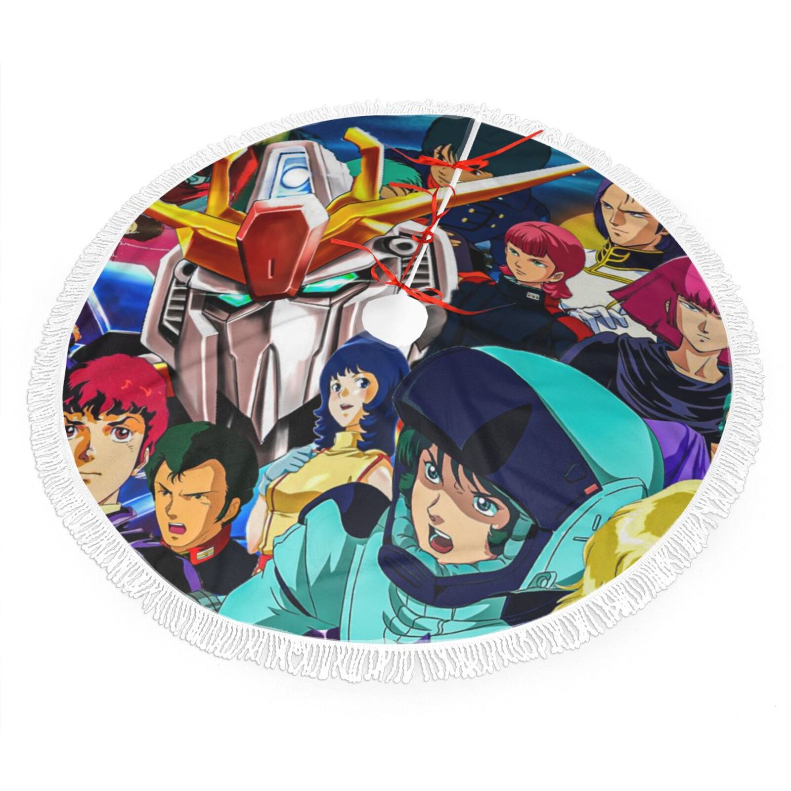Mobile Suit Gundam Christmas Tree Skirt, Xmas Tree Skirts Mat 48" for ...