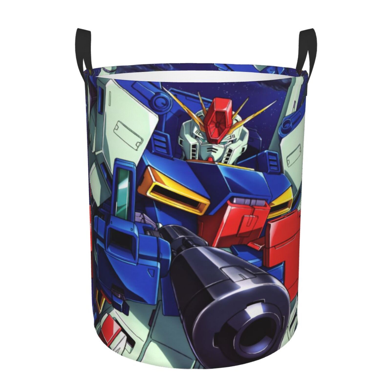 Mobile Suit Gundam Laundry Hamper Basket with Handles, Lightweight ...