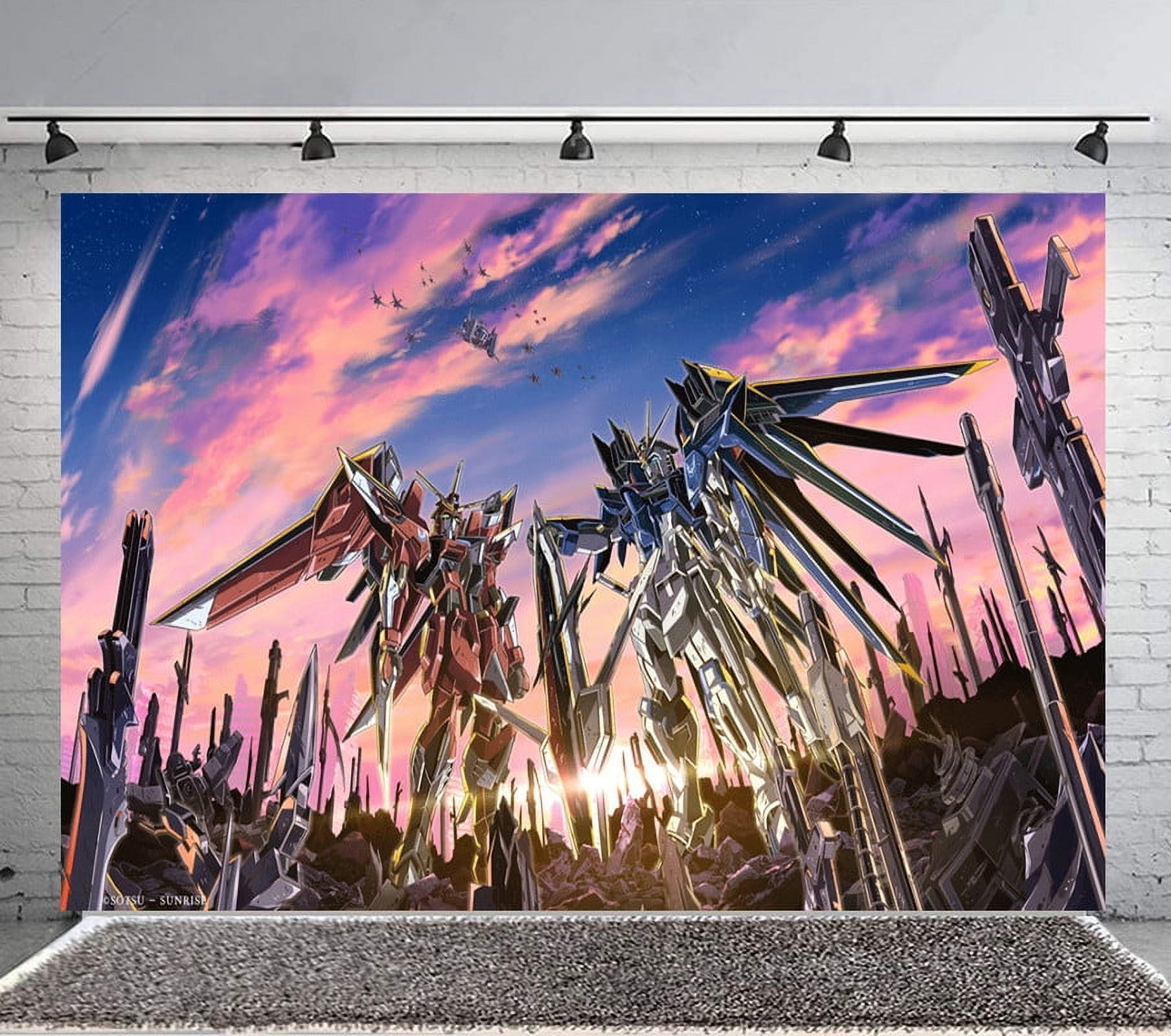 Mobile Suit Gundam SEED Freedom Backdrop Banner Party Supplies Poster ...