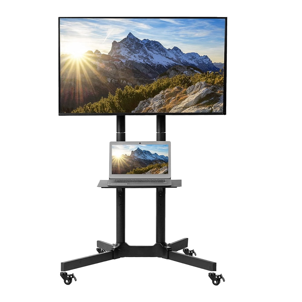 Mobile TV Cart for 32 to 83 inch Screens up to 110 lbs, 4K Smart Flat ...