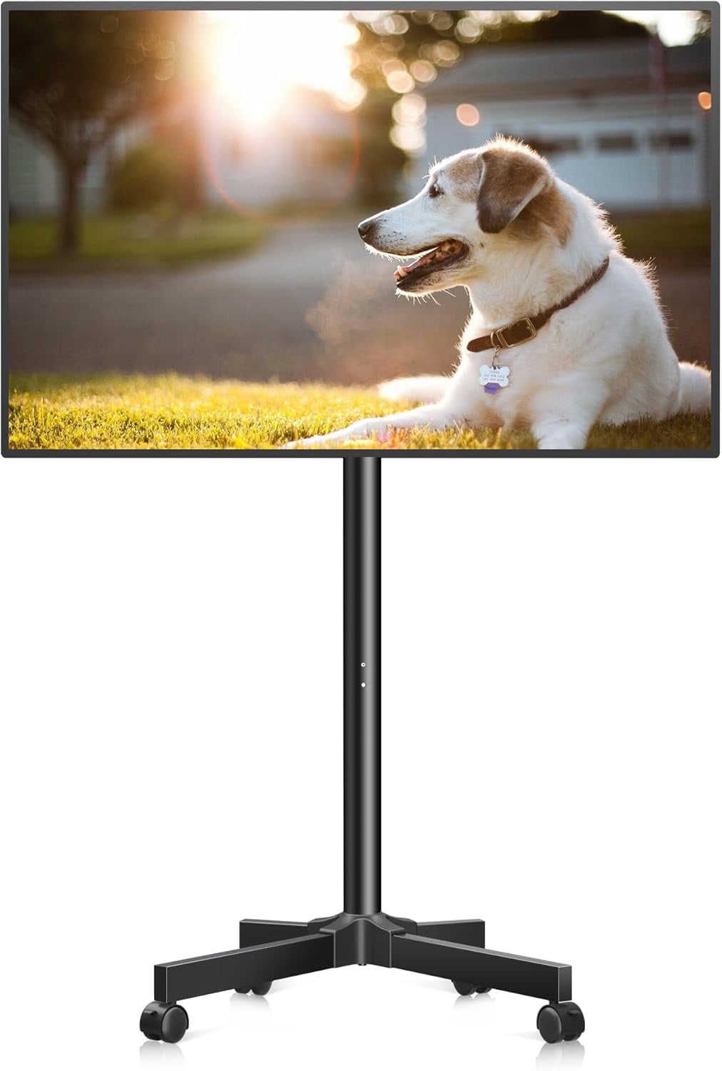 Mobile TV Carts, Rolling TV Stand on Wheels for 13-50" Flat/Curved TVs ...