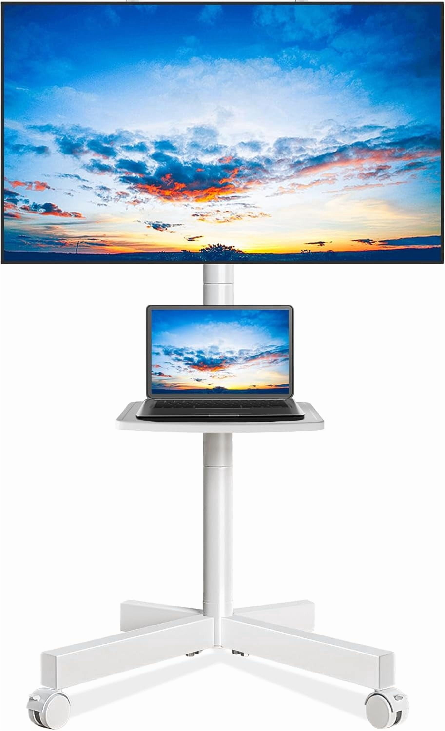 Mobile TV Stand for 23-65 Inch LCD LED Flat/Curved Panel Screen TVs up ...