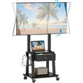Mobile TV Stand with Drawer for 23-60 Inch Flat/Curved Screen,Tilt ...