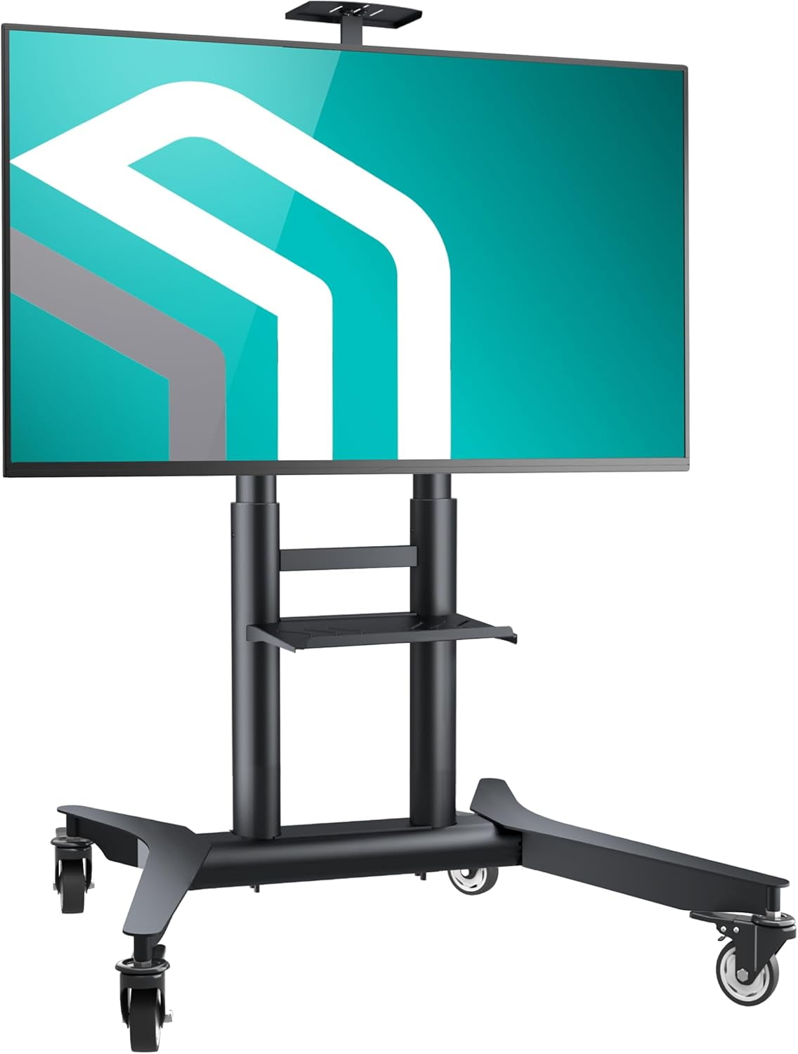 Mobile TV Stand on Wheels for 55-90 Inch TVs up to 198 lbs, Height ...