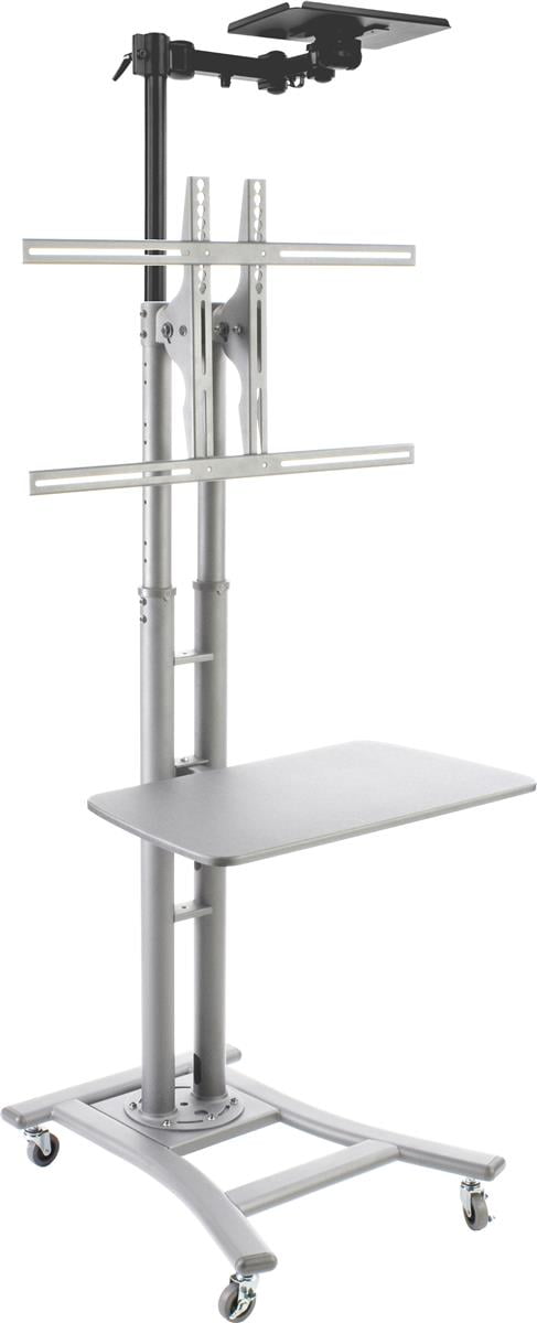 Mobile TV Stand for 37" to 70", Rolling HDTV Cart, Locking Wheels ...