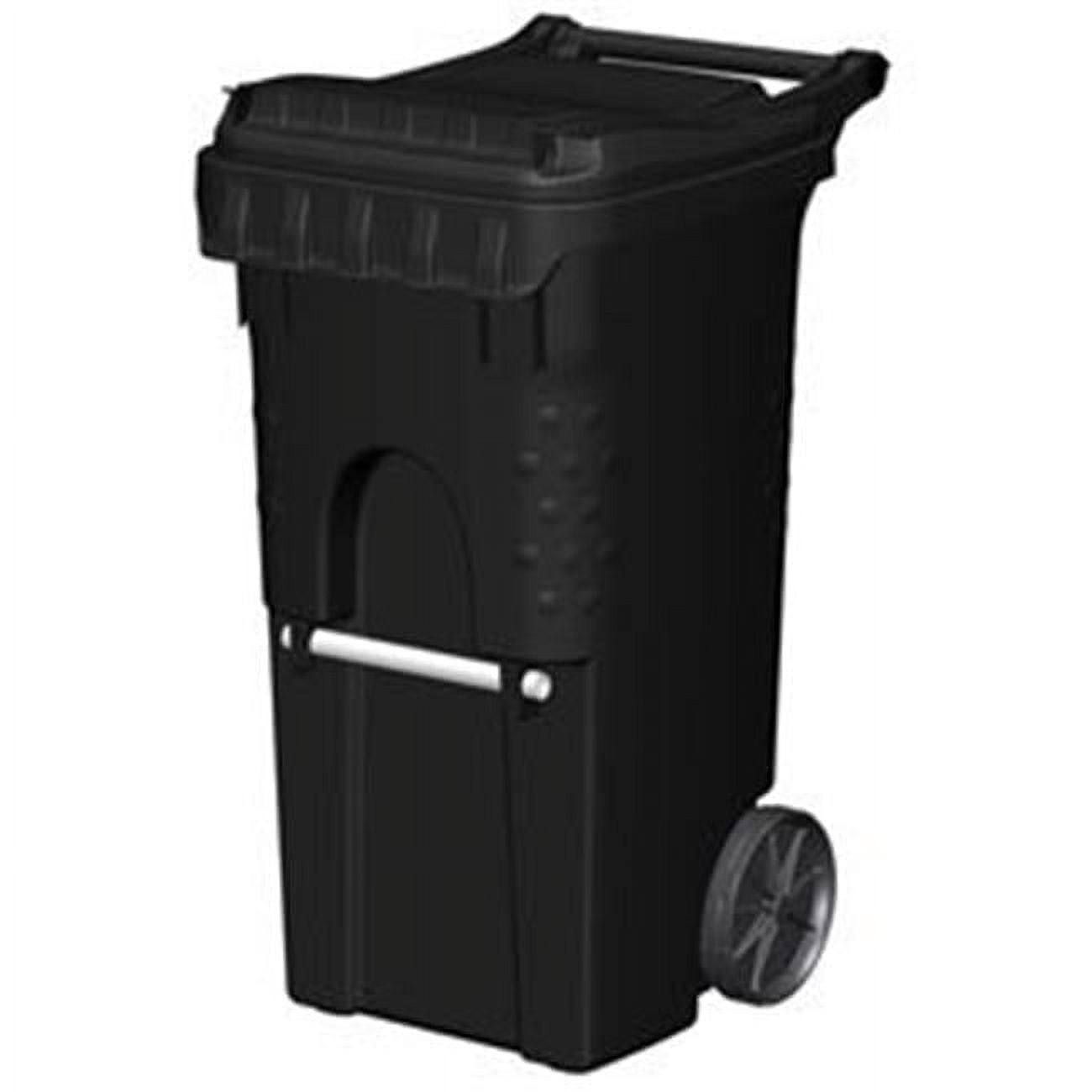 Mobile Trash Container, 35 gal - Black - Walmart.com