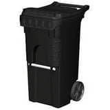 Mobile Trash Container, 35 gal - Black - Walmart.com