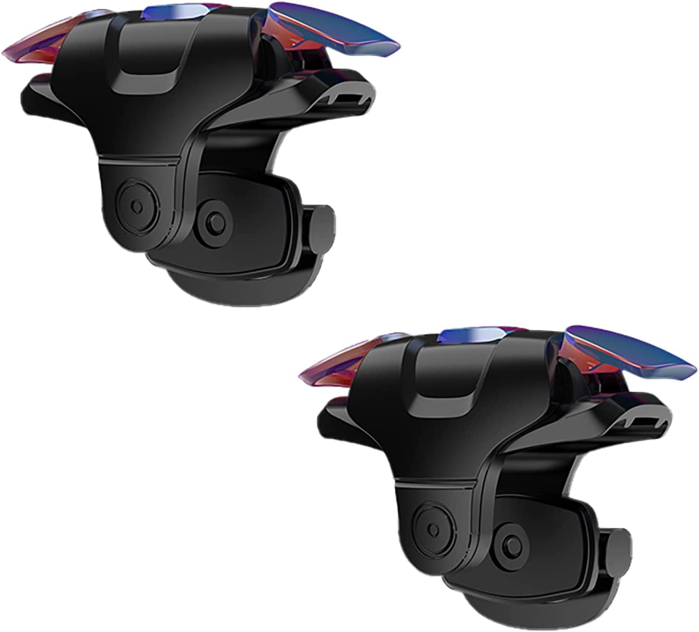 Mobile Trigger, Game Controller for iPhone Android, PUBG Cellphone Gaming Joystick 4 Fingers ...