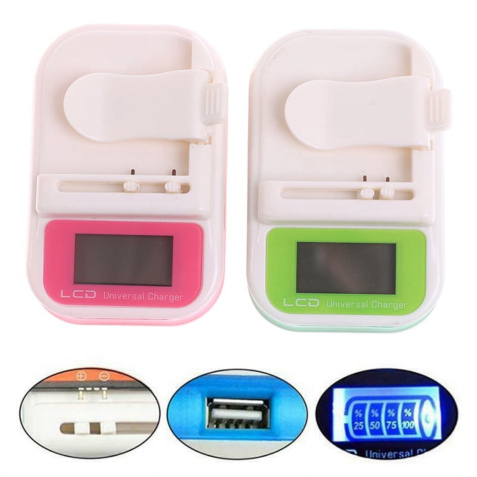 Mobile Universal Battery Charger LCD Indicator Screen For Cell Phones ...