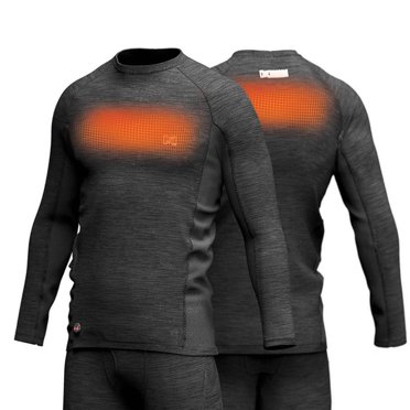 ActionHeat Men's 5V Battery Heated Base Layer Shirt - Thermal ...