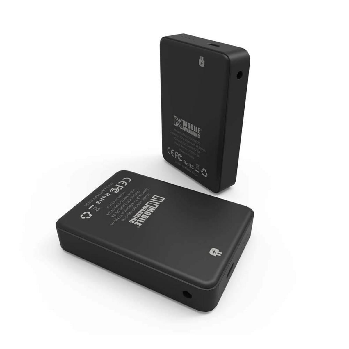 Mobile Warming Clamshell 5V Glove Battery - Pack of 2 - Black - Walmart.com