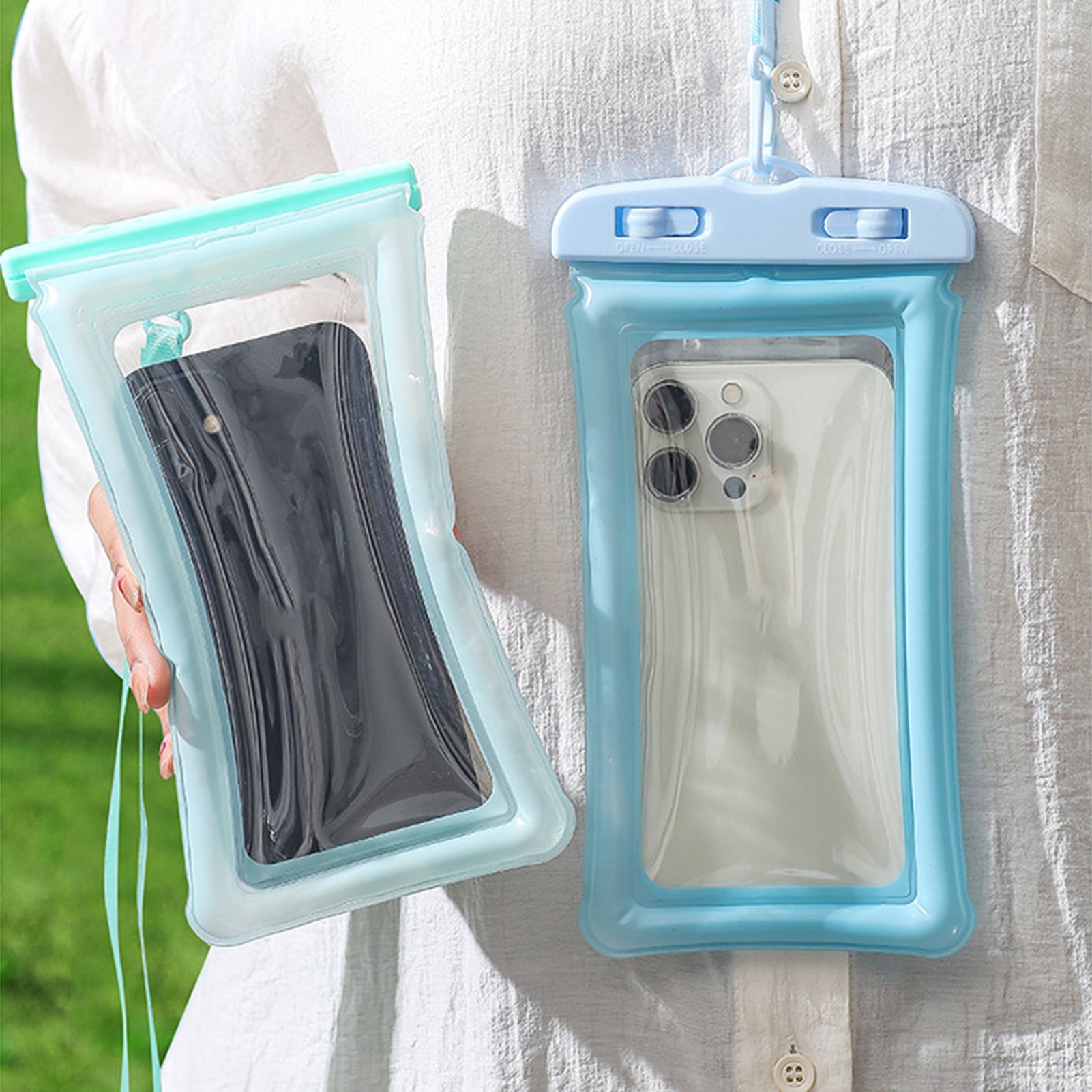 Mobile Waterproof Bag with Lanyard Good Seal Leakproof Underwater Dry ...