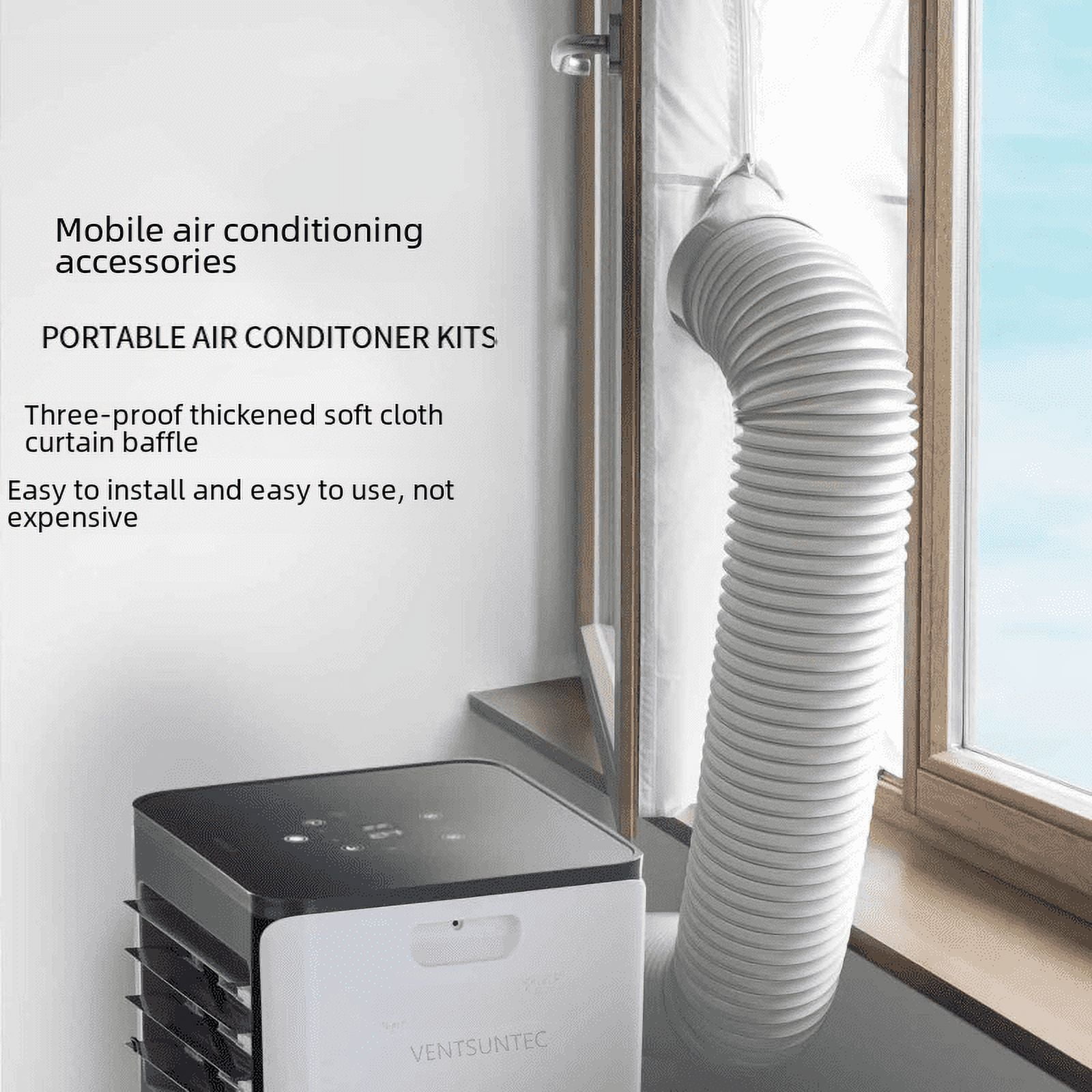 Mobile air conditioning exhaust duct soft cloth curtain baffle inside ...