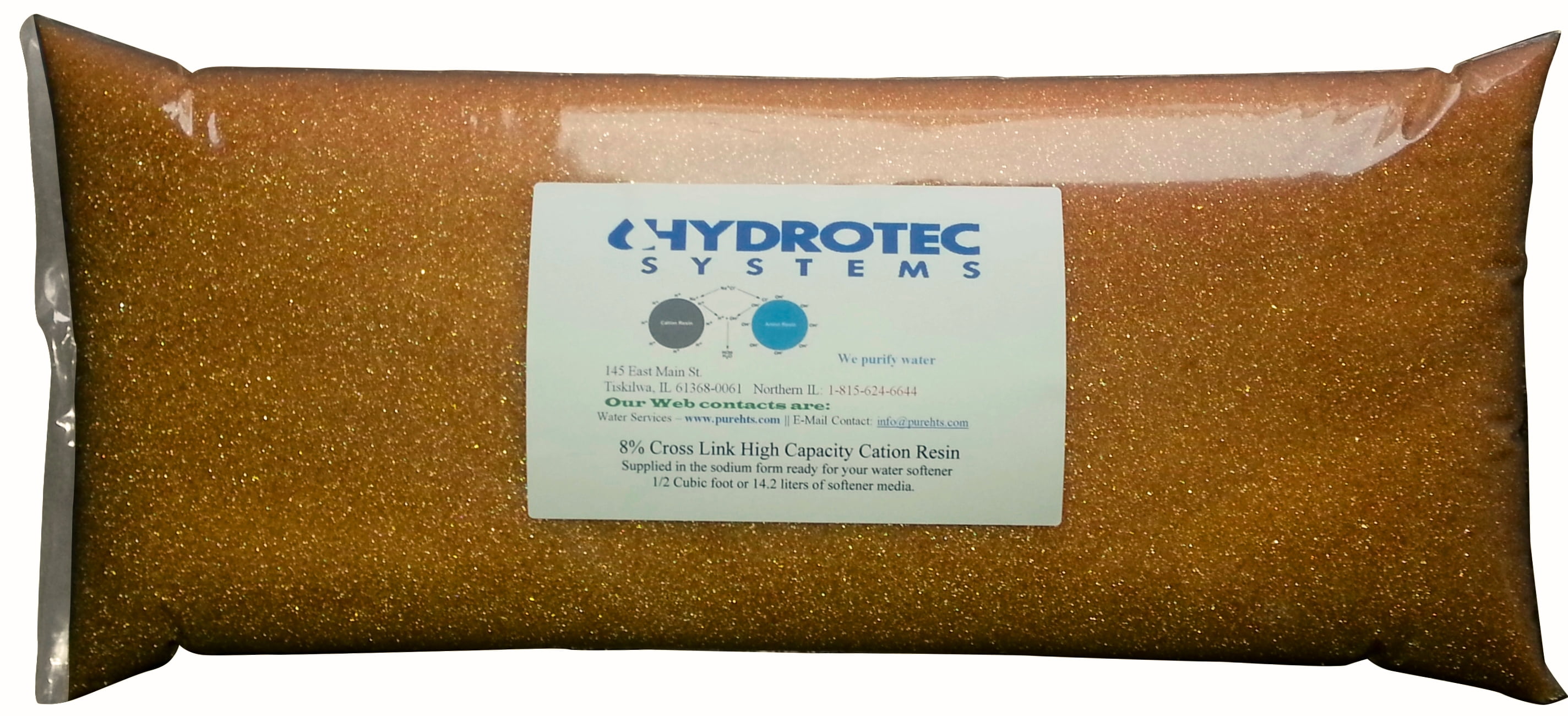 H2O Mobile Water Softener Resin Replacement, High Capacity Cation ...