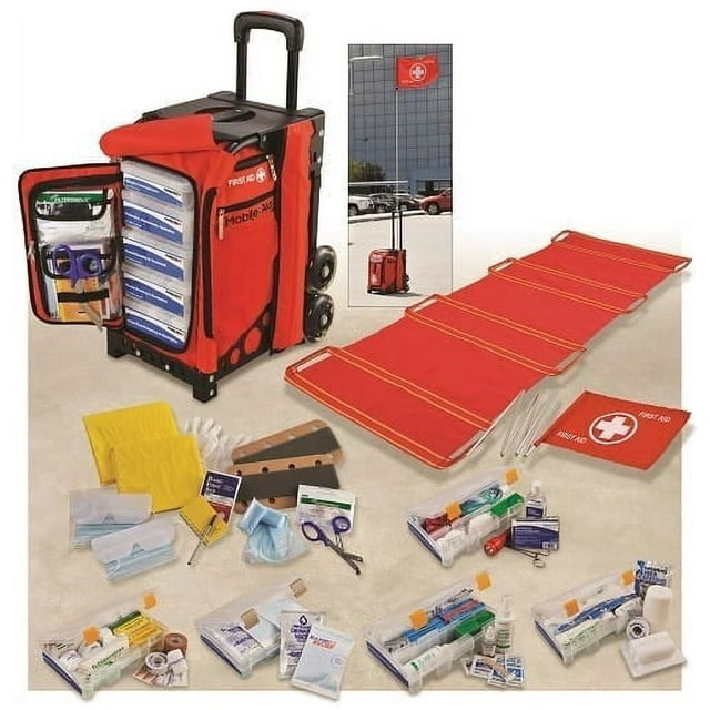 MobileAid® Easy-Roll Trauma First Aid Station - Walmart.com