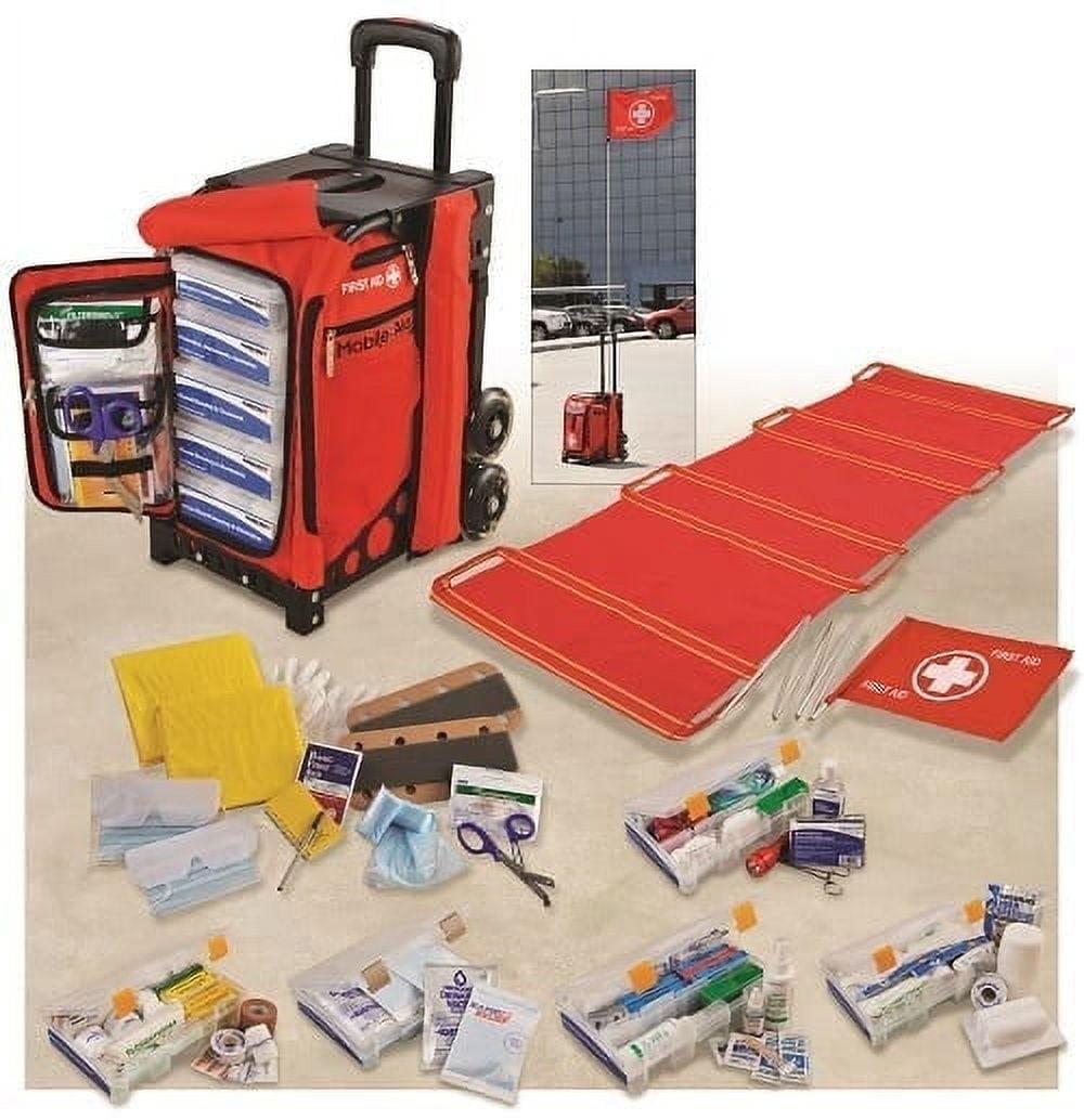 MobileAid® Easy-Roll Trauma First Aid Station - Walmart.com