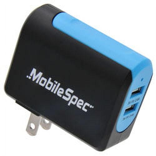 MobileSpec Dual Port USB Wall Charger - Walmart Business Supplies