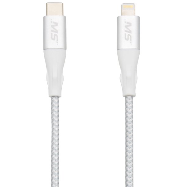 MobileSpec MB HS LIGHTNING (COMPT) CABLE 4FT WHT - Walmart Business ...
