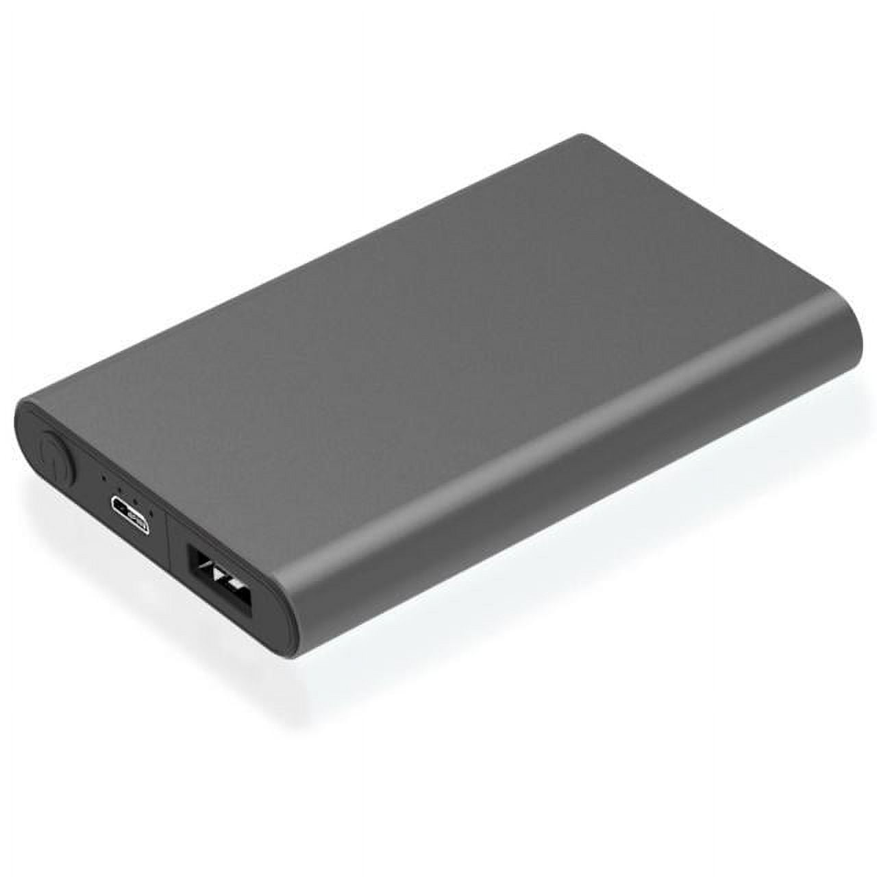 MobileSpec MBS 5000 mAh Power Bank MBSPD5KGRY - Portable Charger for ...