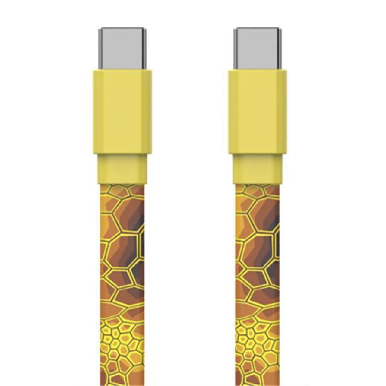 MobileSpec MBSSP21CC Orange/Yellow 4ft USB-C to USB-C Charging Cable ...