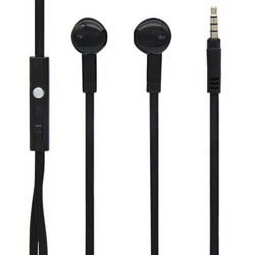 MobileSpec Stereo Buds with In-Line Mic Black - Walmart.com