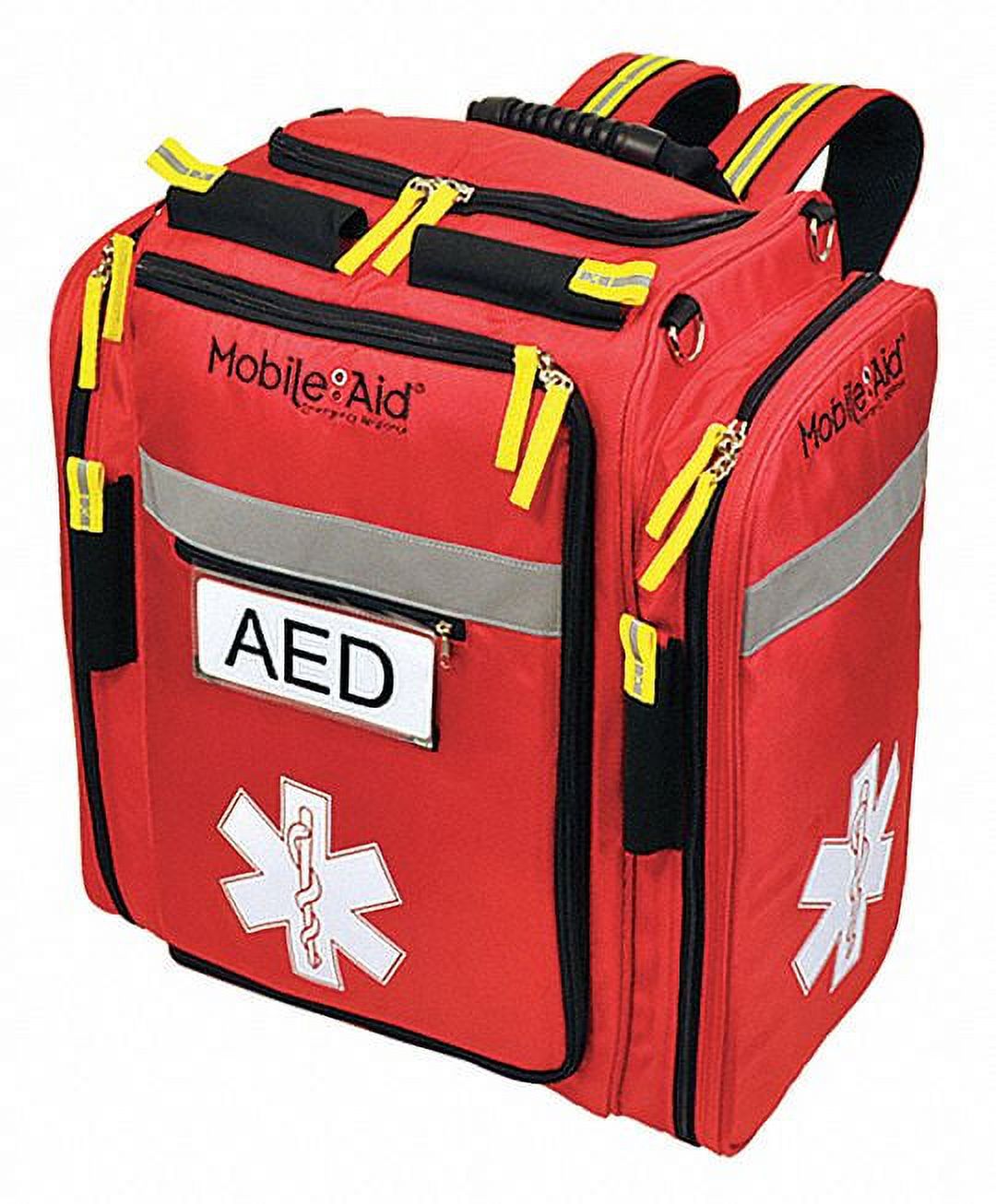 Mobileaid AED Backpack,Nylon,Red 31480 - Walmart.com