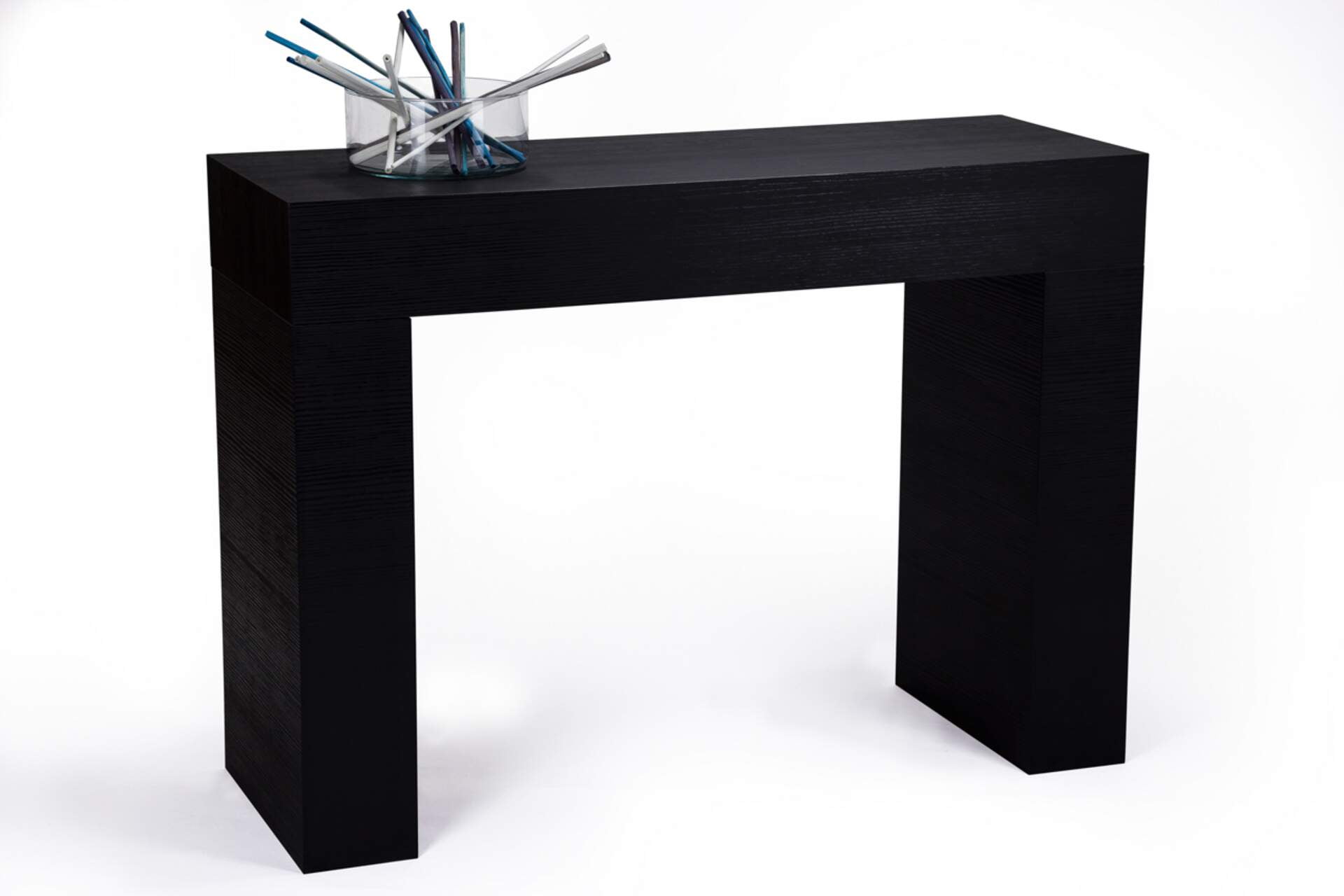 Mobili Fiver, Console Table, Evolution, Ashwood Black, Laminate-finished, Display table for ...